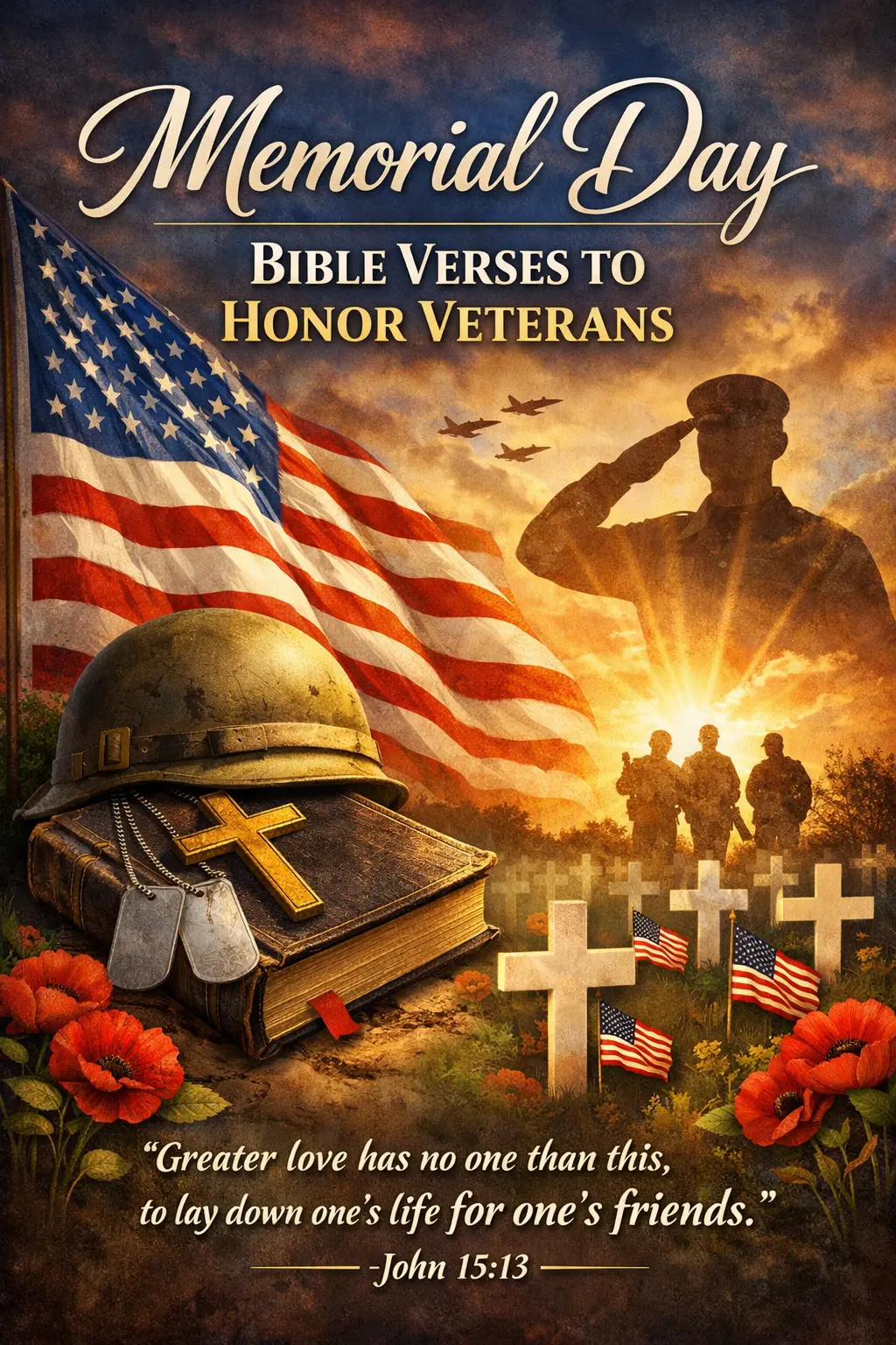 50+ Memorial Day Bible Verses to Honor Veterans 🇺🇸